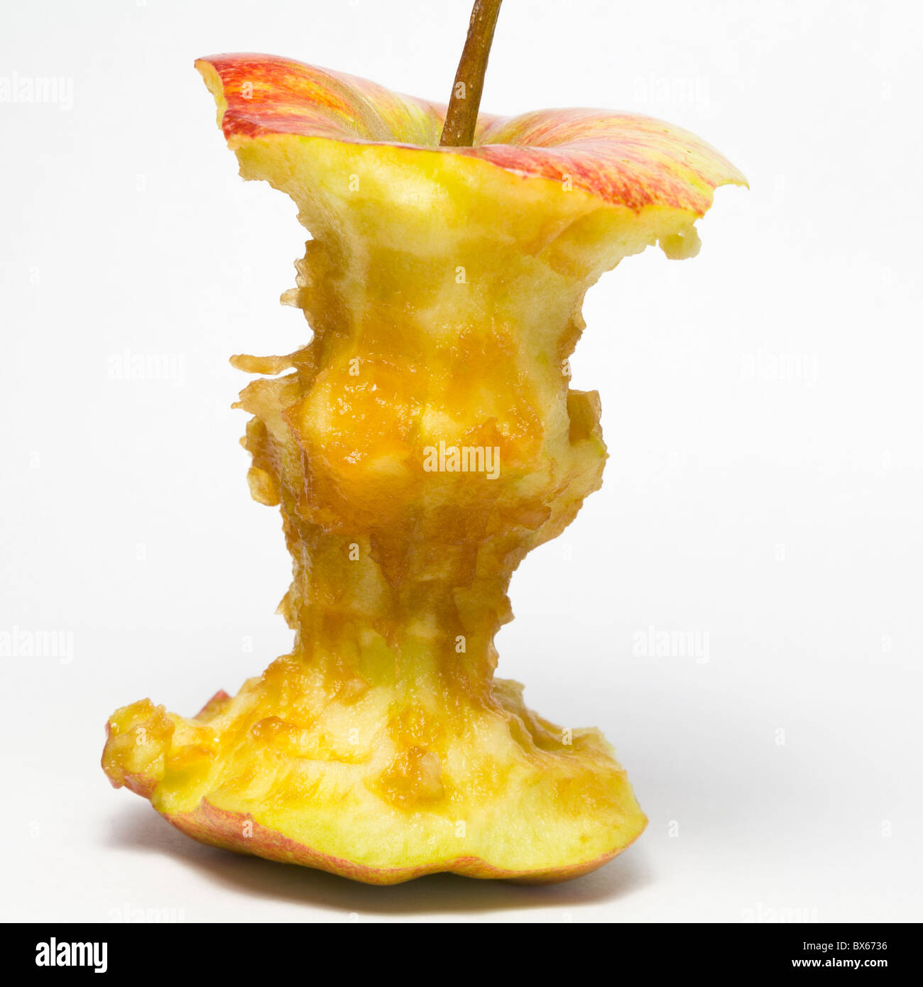 Eaten apple hi-res stock photography and images - Alamy