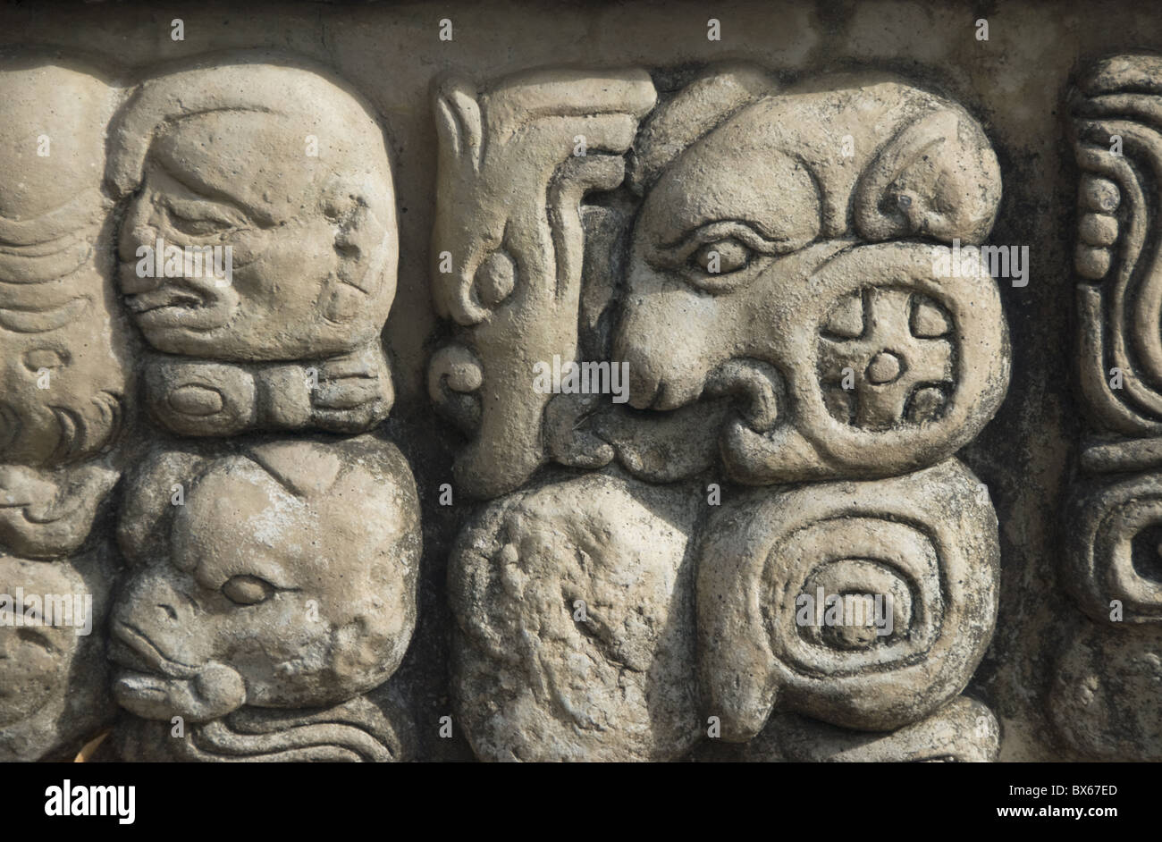 Mayan glyphs in Temple 22, Copan Archaeological Park, UNESCO World ...