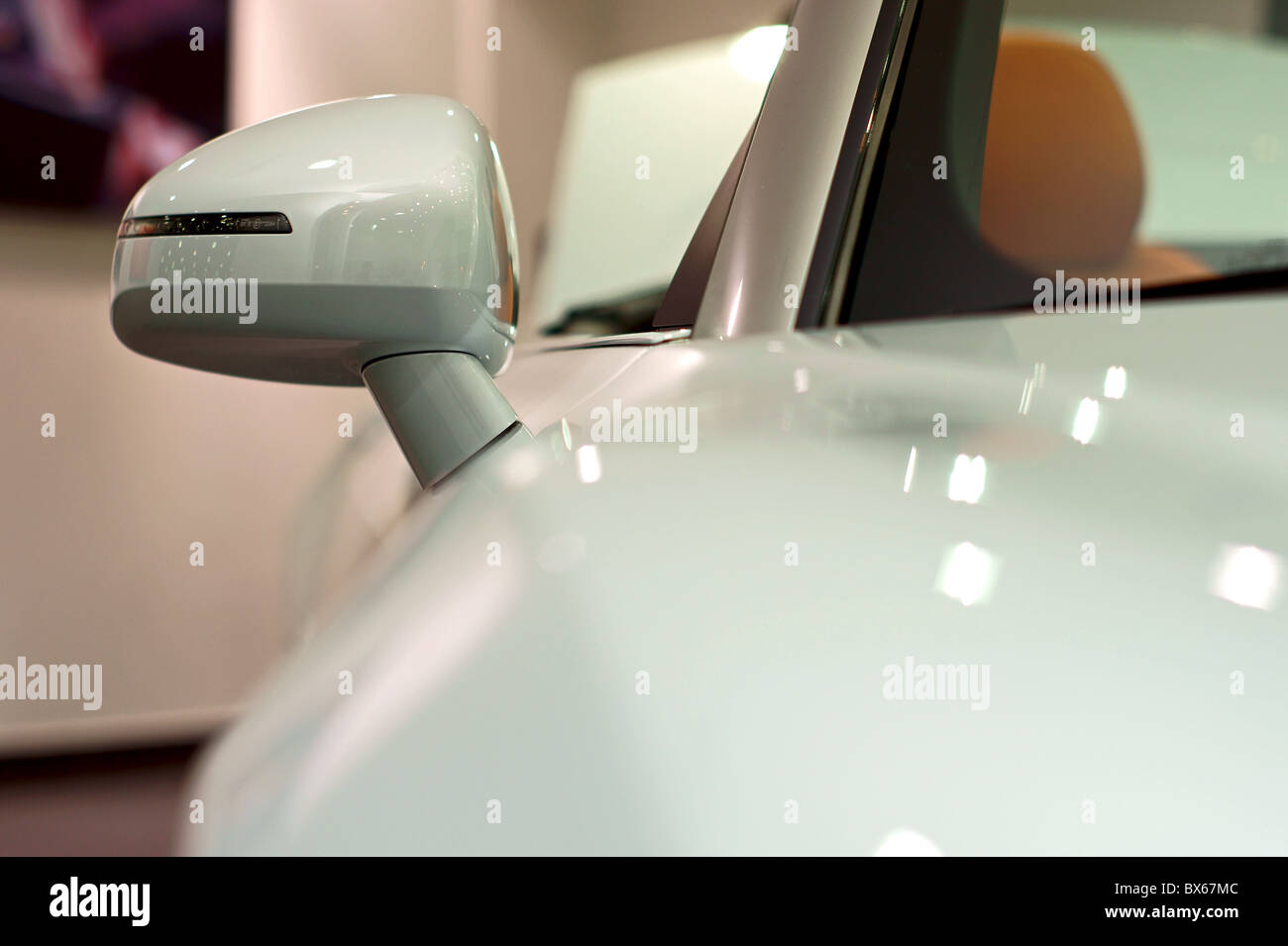 sport car front mirror Audi R8 Stock Photo - Alamy