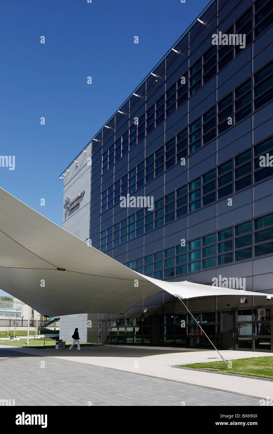 The new building of Radio Free Europe/Radio Liberty in Prague on a file ...