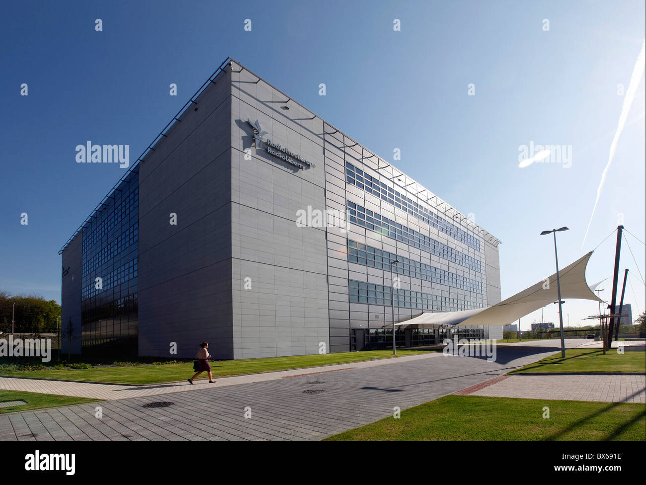 The new building of Radio Free Europe/Radio Liberty in Prague on a file ...