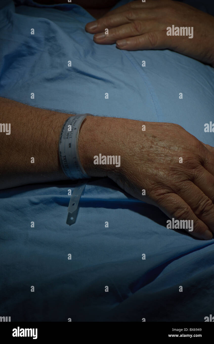 Patient medical bracelet identification hi-res stock photography and ...