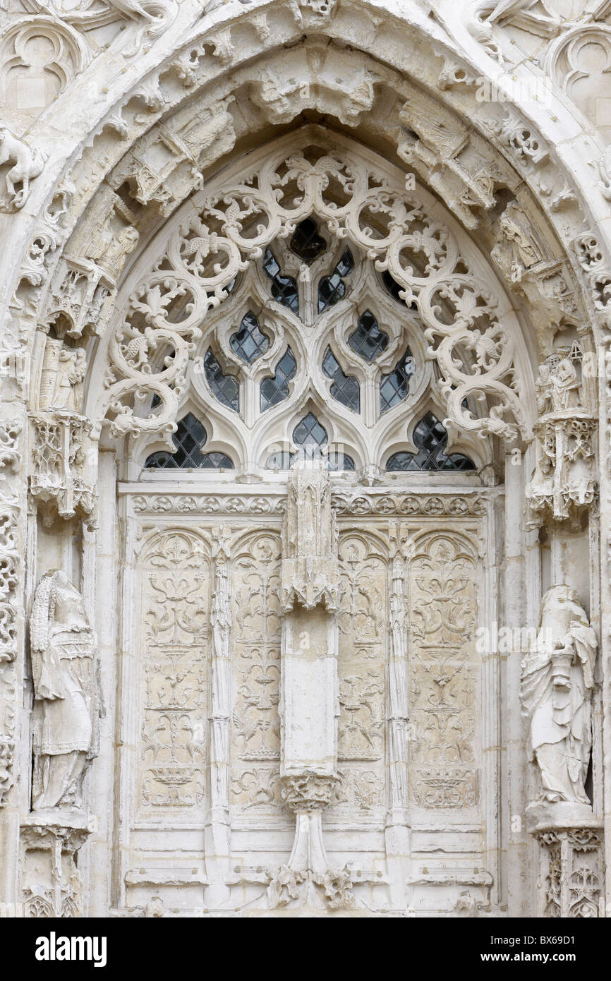 Saint-Riquier abbey church, Somme, France, Europe Stock Photo - Alamy