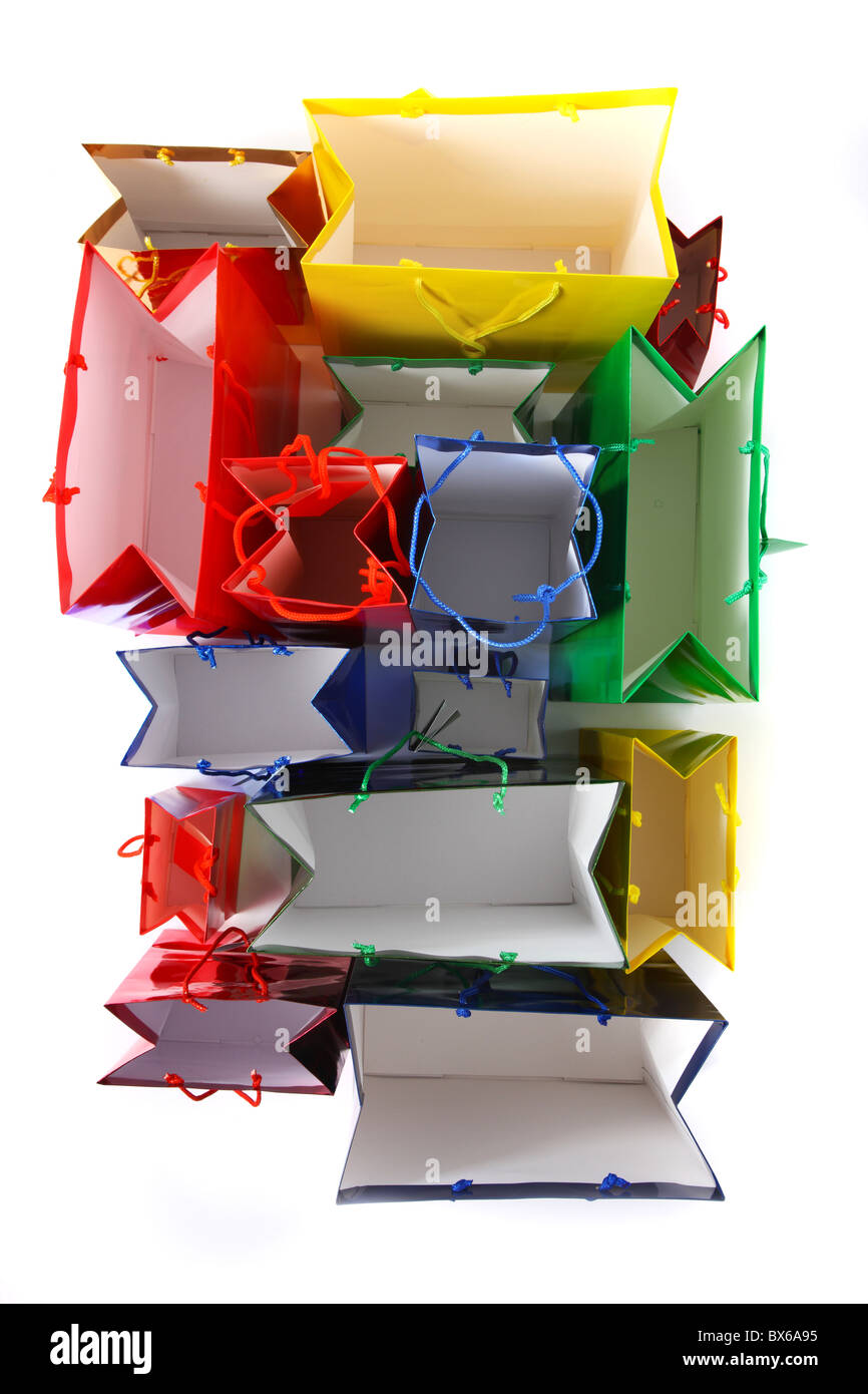 Paper shopping box full hi-res stock photography and images - Alamy