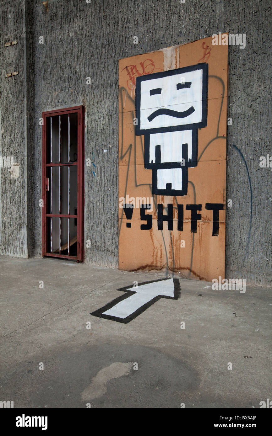 Strahov stadium, streetart, graffiti Stock Photo - Alamy