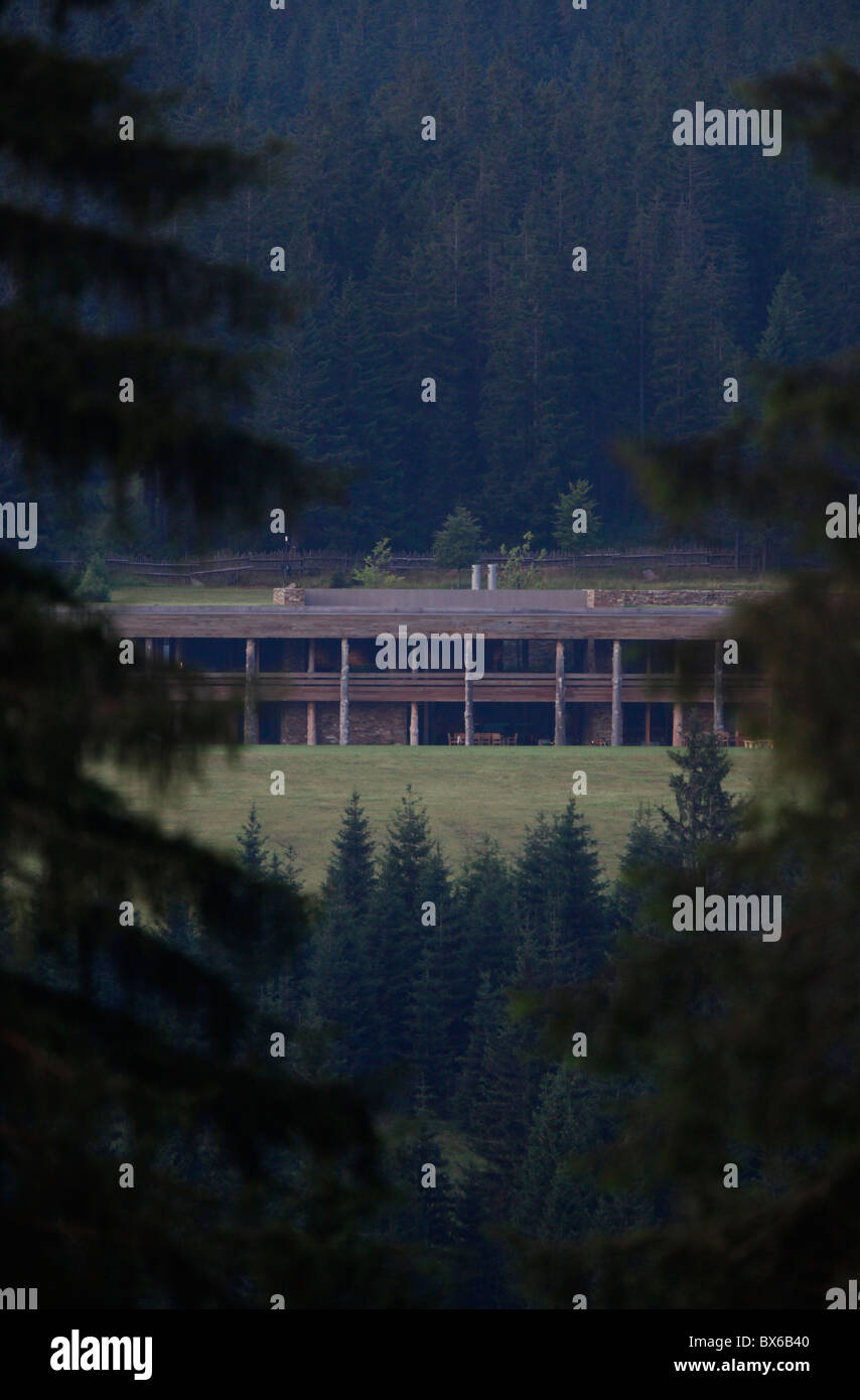 Mansion of the Czech billionaire Zdenek Bakala in Modrava, central part ...