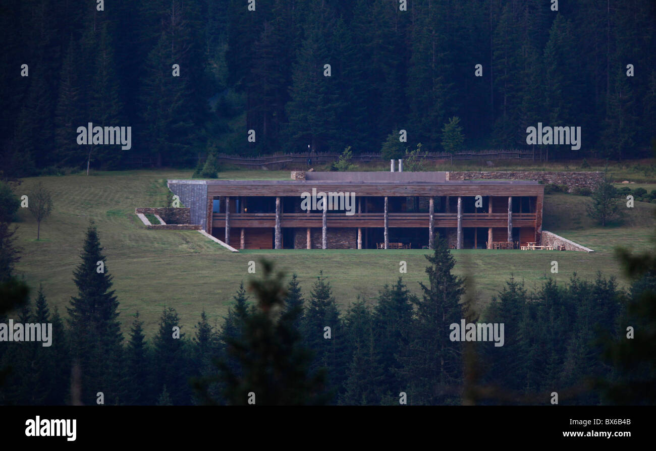 Mansion of the Czech billionaire Zdenek Bakala in Modrava, central part ...