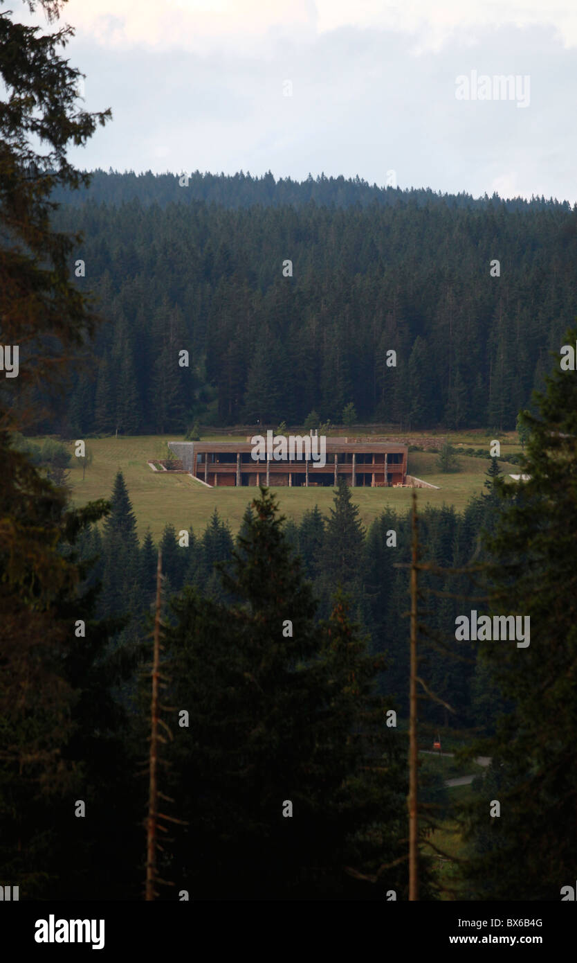Mansion of the Czech billionaire Zdenek Bakala in Modrava, central part ...