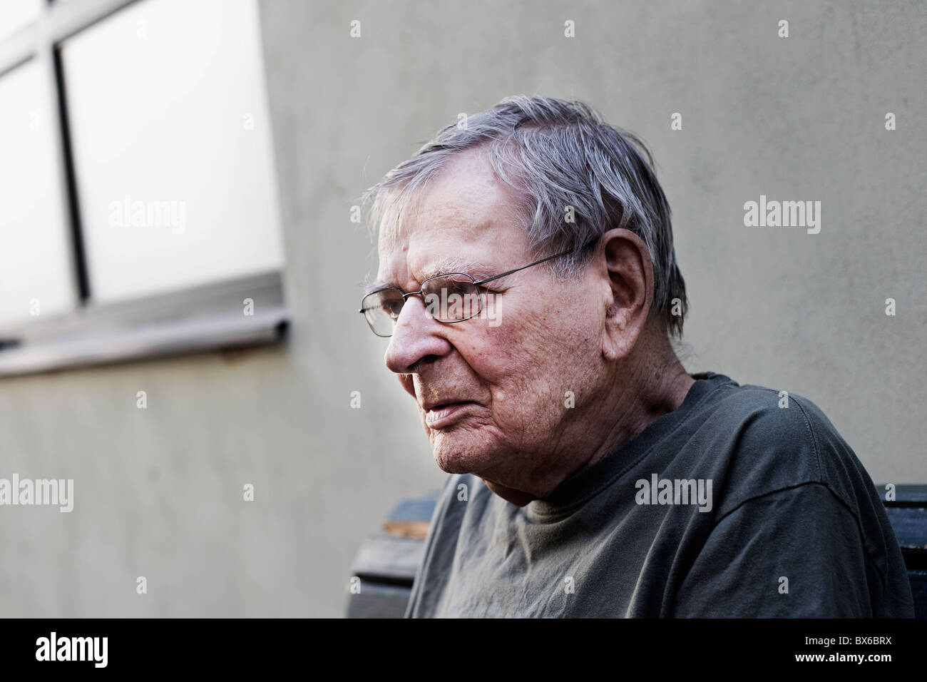 Czech actor Jan Skopecek poses in auditorium of the Theatre Pod ...