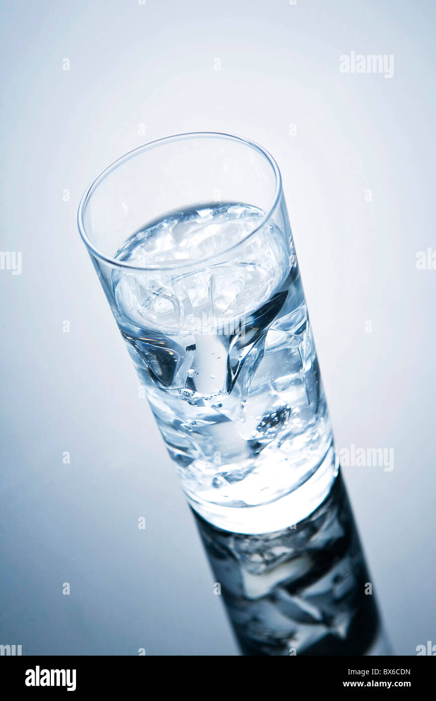 A glass of trash ice Stock Photo - Alamy