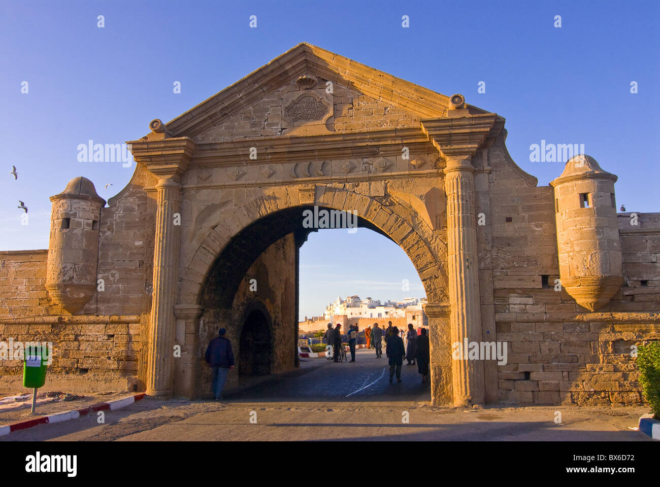 Entrance gate of the coastal city of Essaouira, UNESCO World Heritage ...