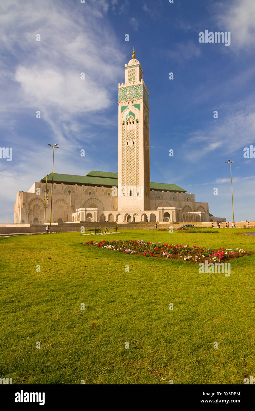 The Hassan II Mosque, largest mosque in Morocco, Casablanca, Morocco ...