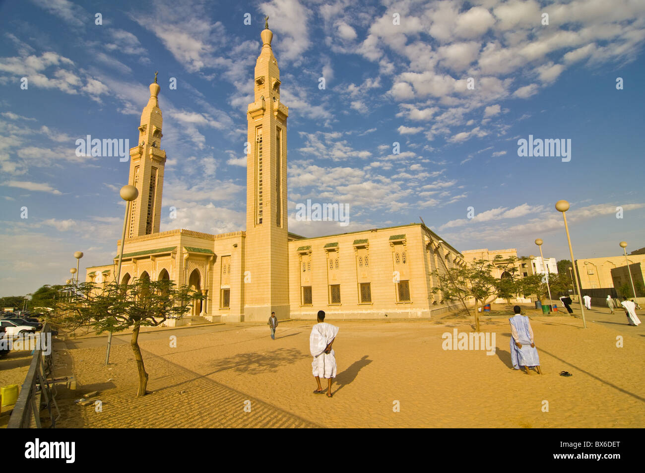 Central mosque in Nouakchott, Mauritania, Africa Stock Photo - Alamy