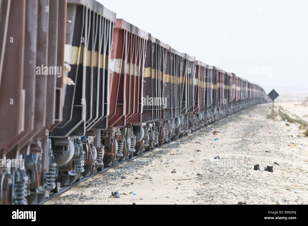 The longest iron ore train in the world between Zouerate and Nouadhibou ...