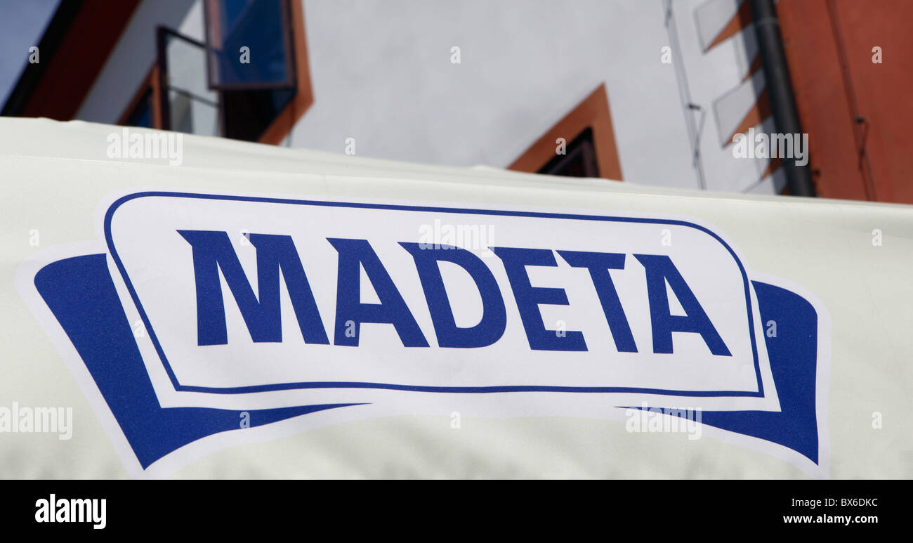 Madeta company, milk products, production Stock Photo - Alamy