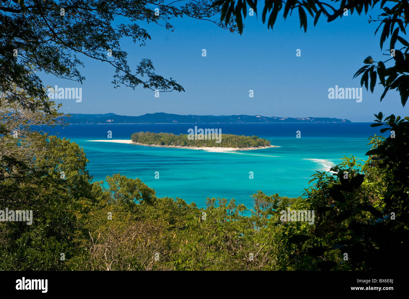 View from the island of Nosy Iranja to its little sister island near ...