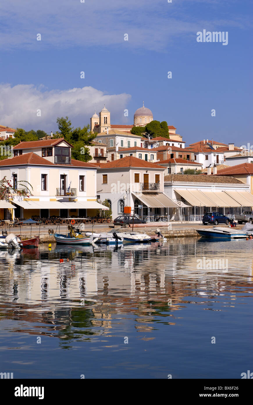 The harbor of Galaxidi, Greece, Europe Stock Photo - Alamy
