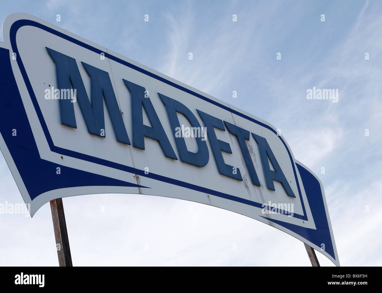 Madeta, company, logo, sign Stock Photo - Alamy