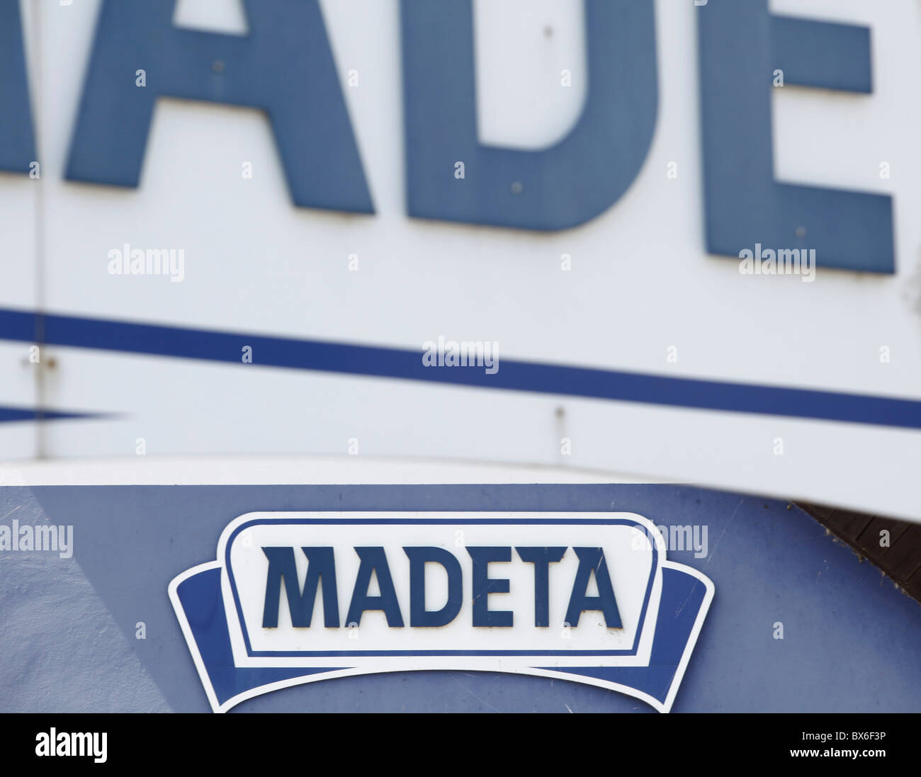 Madeta, company, logo, sign Stock Photo - Alamy
