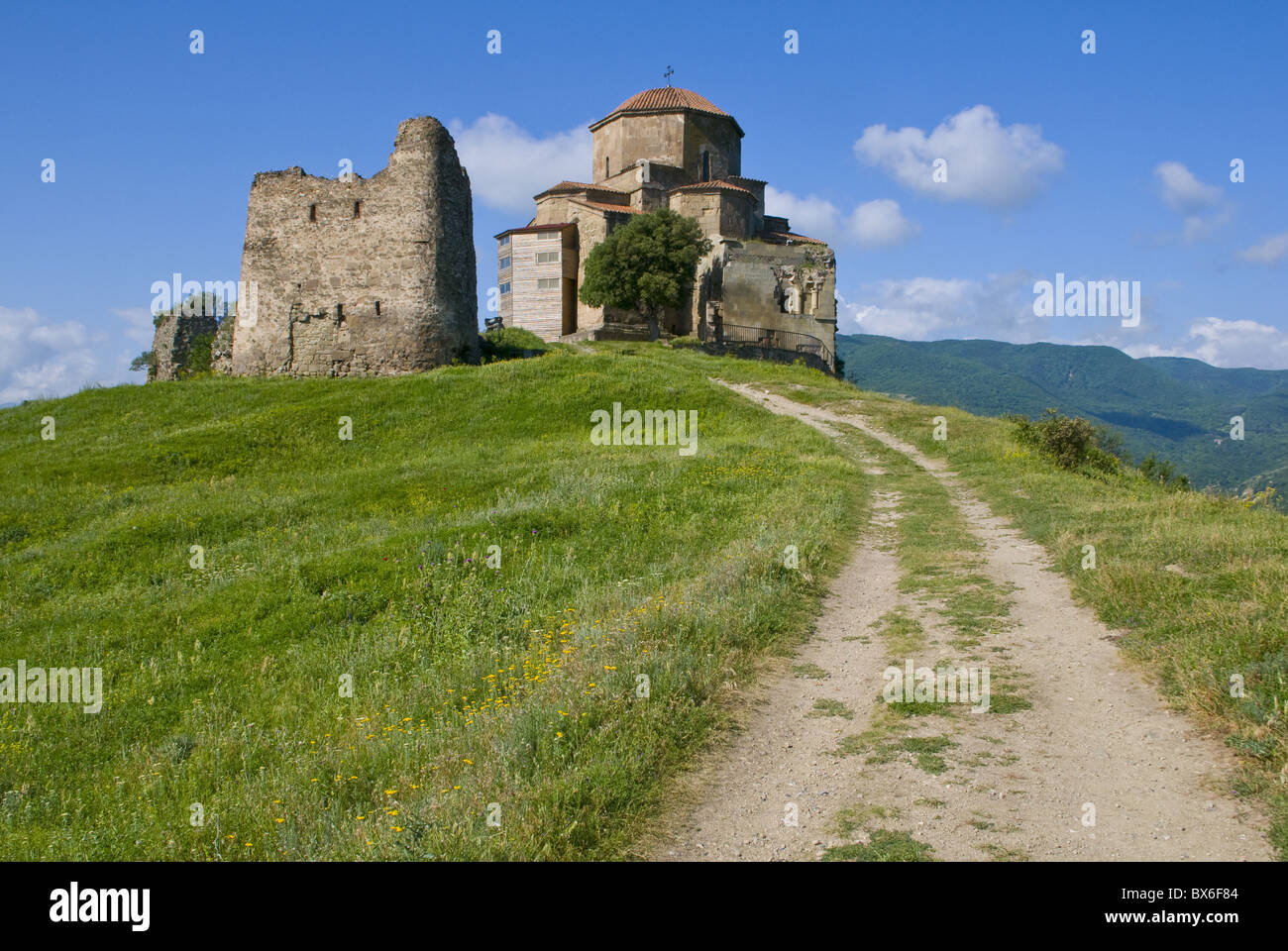 The church of Jvari, Mtskheta, UNESCO World Heritage Site, Georgia ...