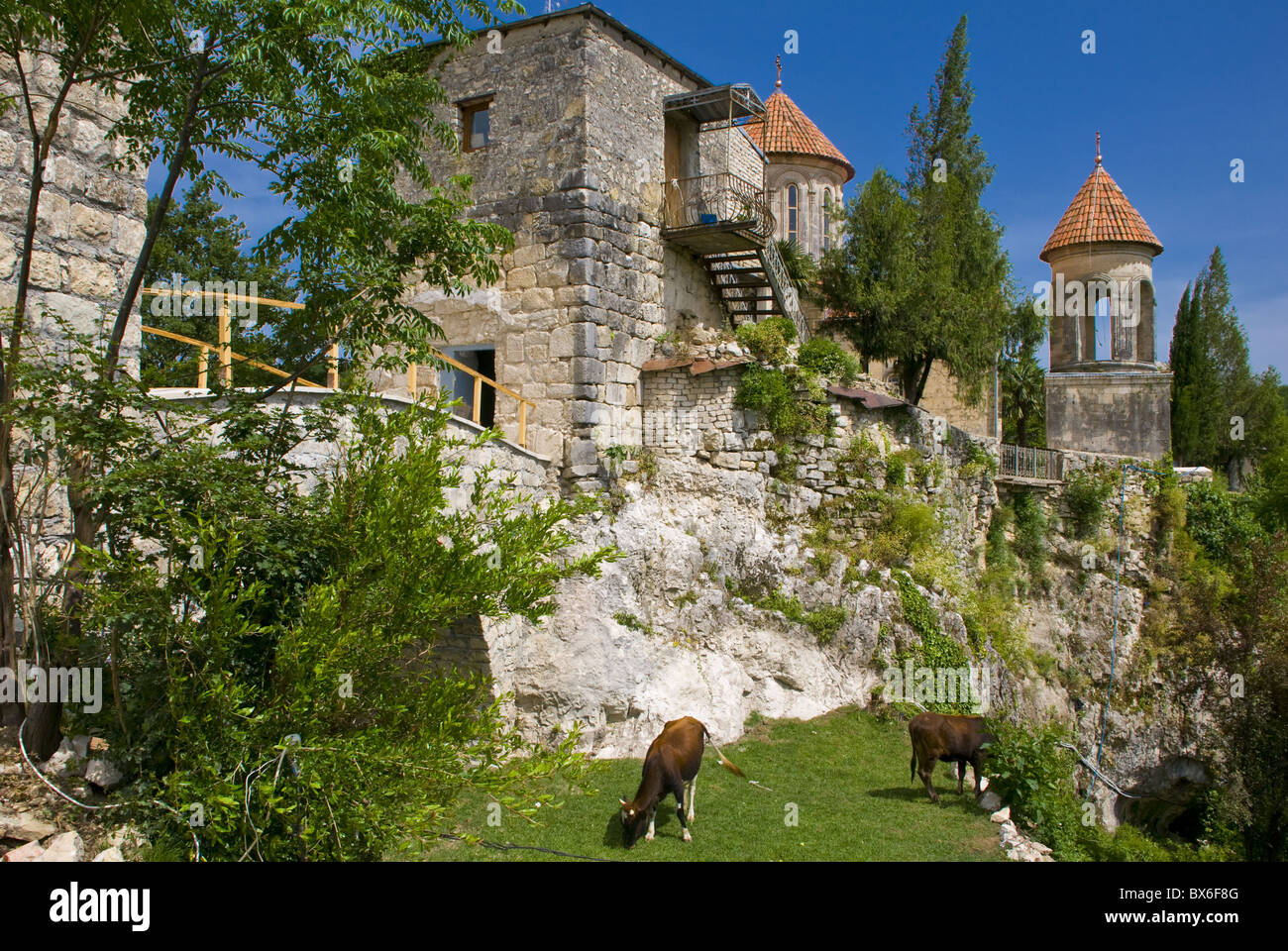 The Motsameta monastery near Kutaisi, Georgia, Caucasus, Central Asia ...