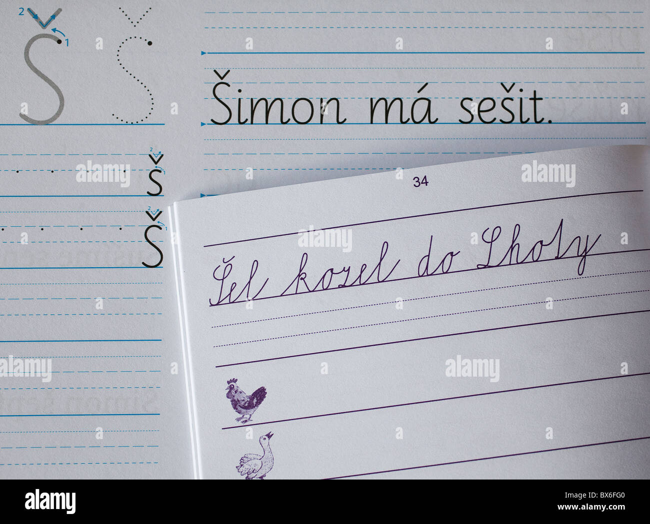 Comenia Script universal Stock Photo - Alamy