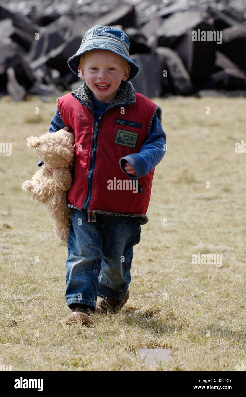 A young boy on an outdoor walk Stock Photo - Alamy