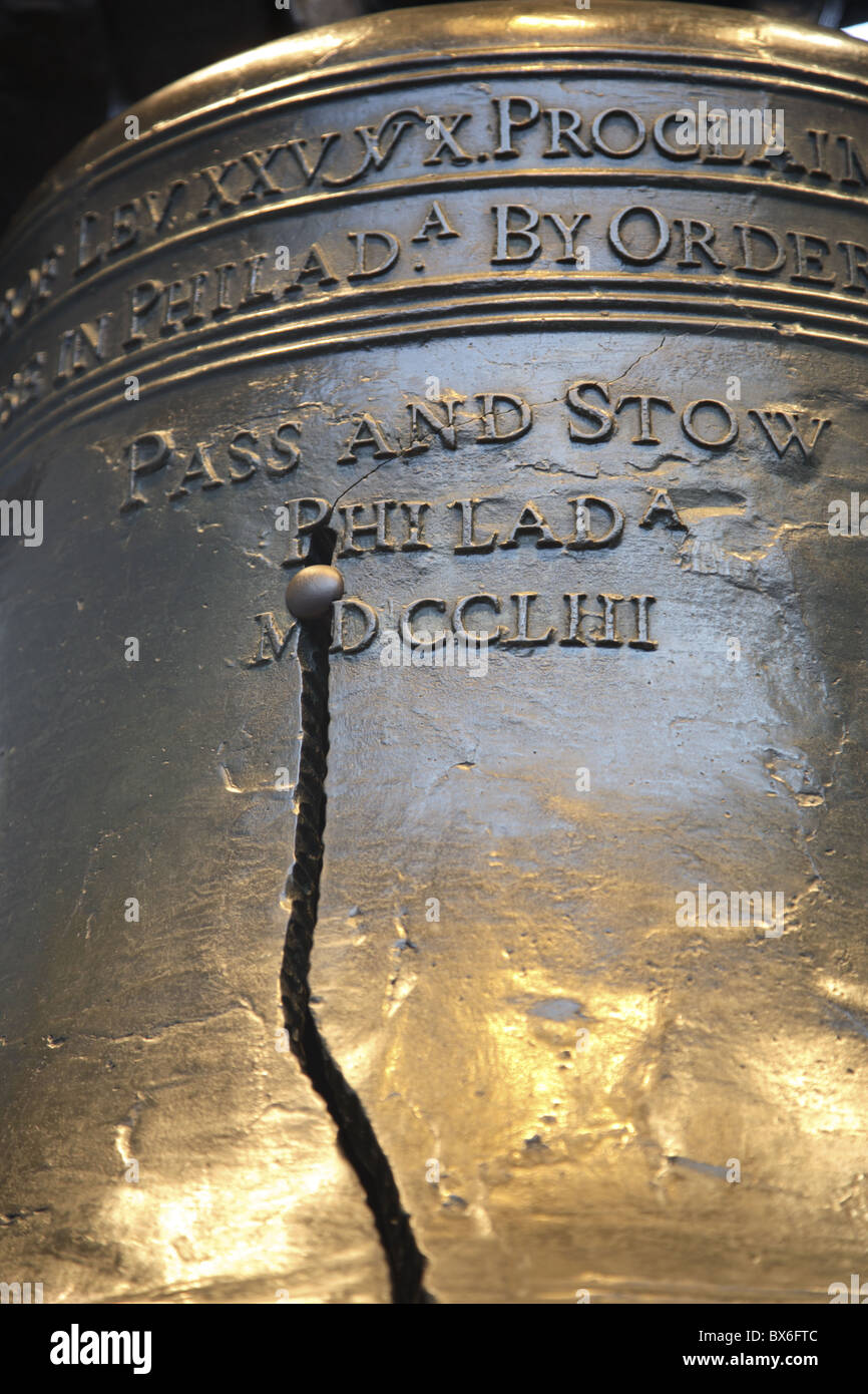 Liberty Bell in Philadelphia, Pennsylvania, United States of America ...