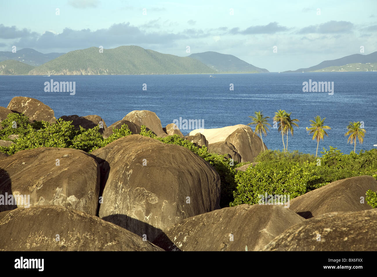 The Baths, large granite boulders, Virgin Gorda, British Virgin Islands ...