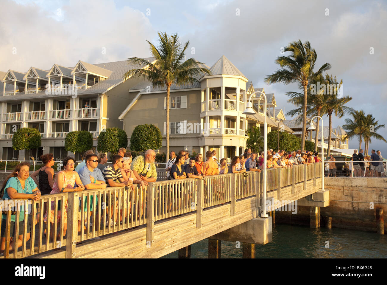 Florida key west mallory square sunset hi-res stock photography and images - Alamy