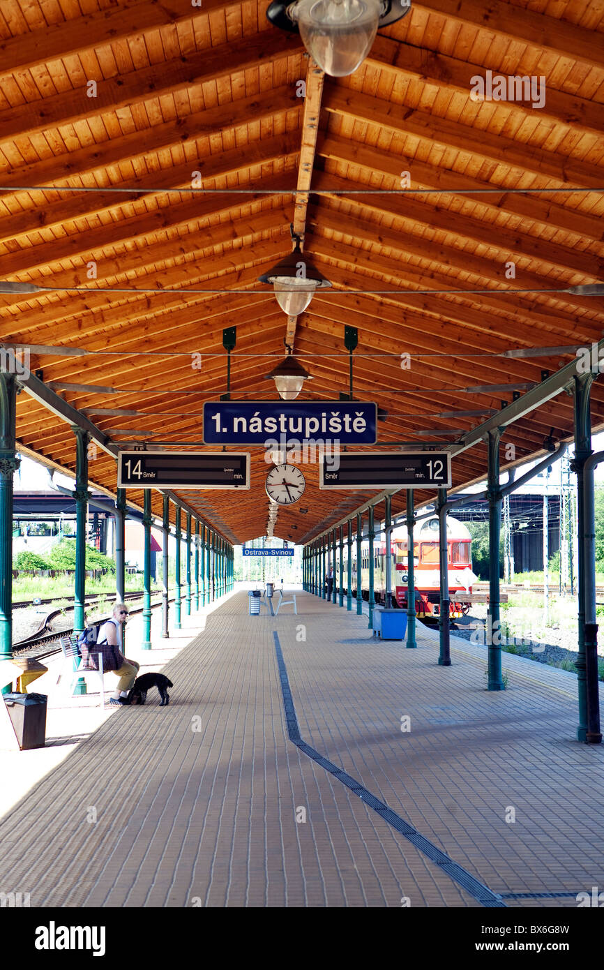 Newly reconstructed railway station in Ostrava Svinov. (CTK Photo/Josef ...