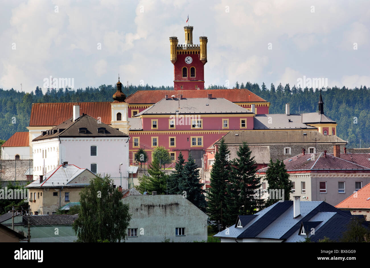 Mirov Prison, protected, guarded detention facility, in Czech Republic ...