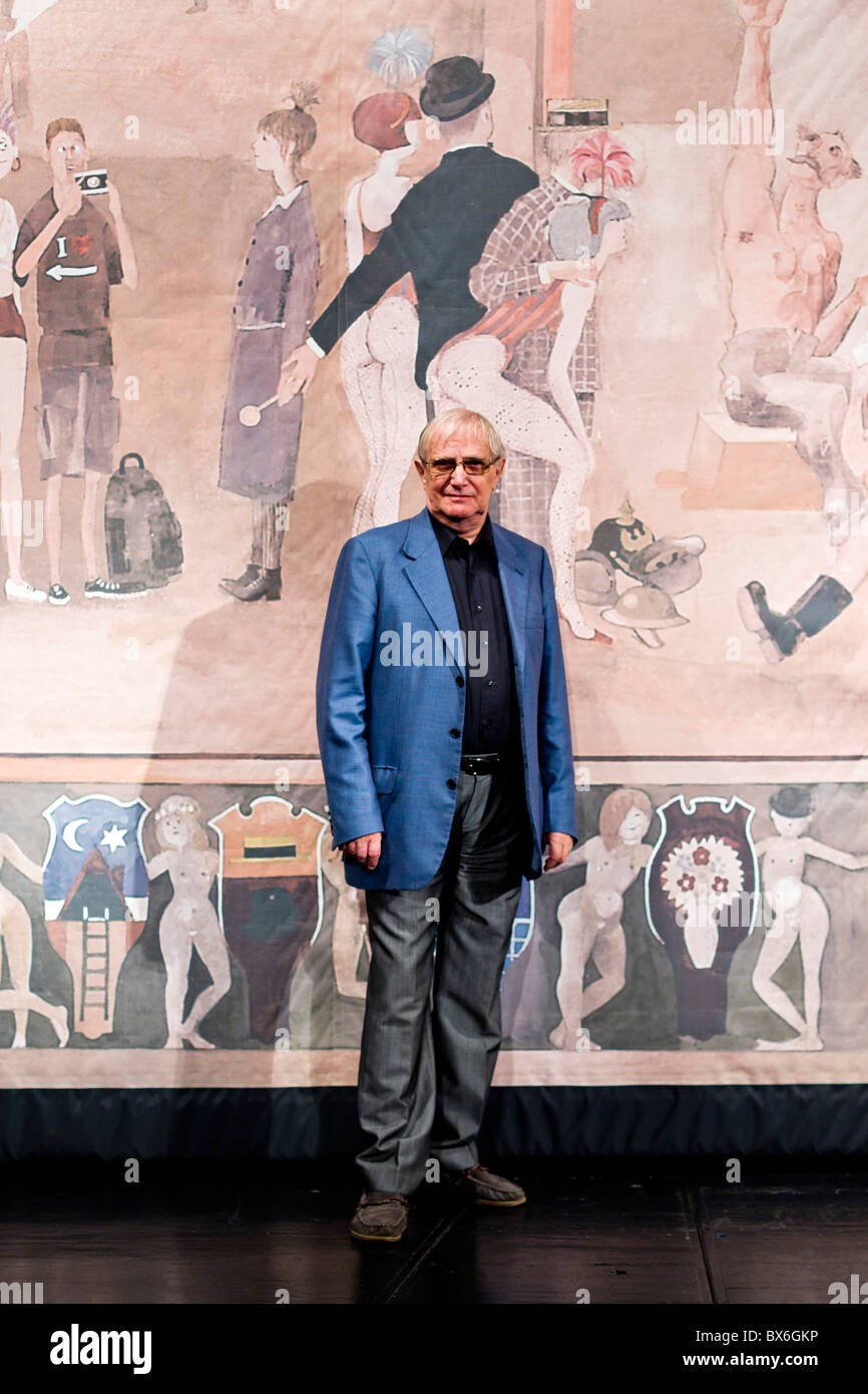 Musician and artist poses with his brother ondrej suchy hi-res stock ...