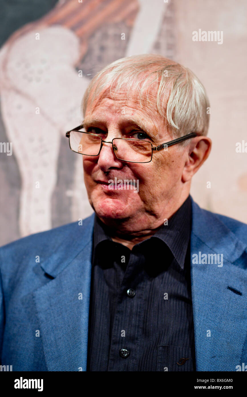 Musician and artist poses with his brother ondrej suchy hi-res stock ...