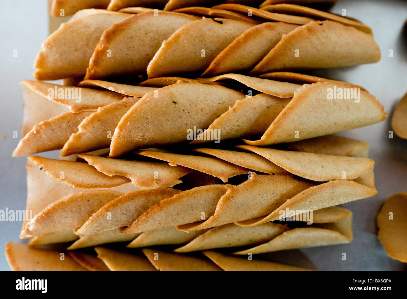 Stramberk Ears, bakery, Stramberk, production Stock Photo - Alamy