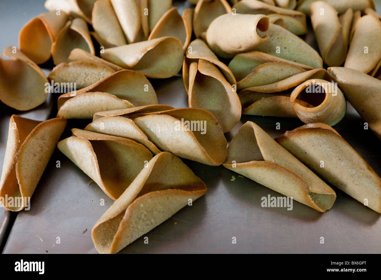 Stramberk Ears, bakery, Stramberk, production Stock Photo - Alamy