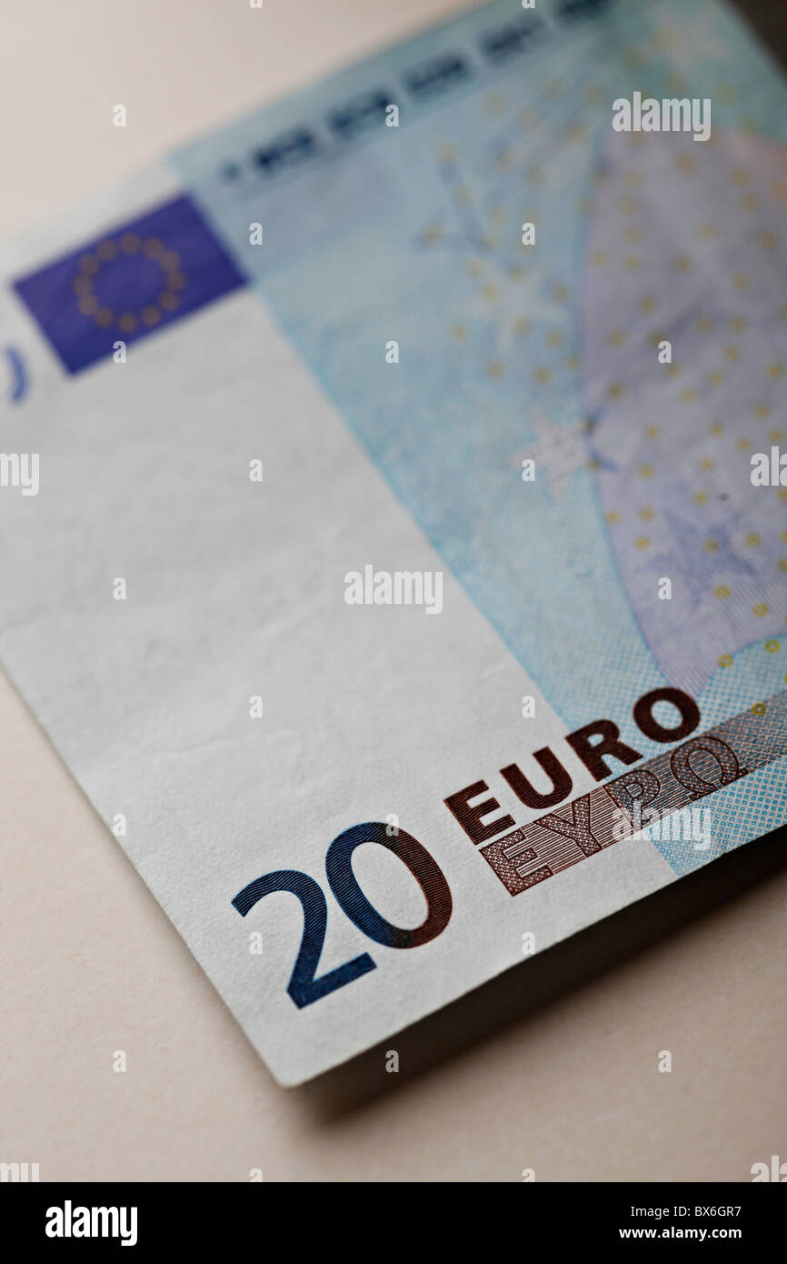 20 Euro cash note. (CTK Photo/Josef Horazny Stock Photo - Alamy