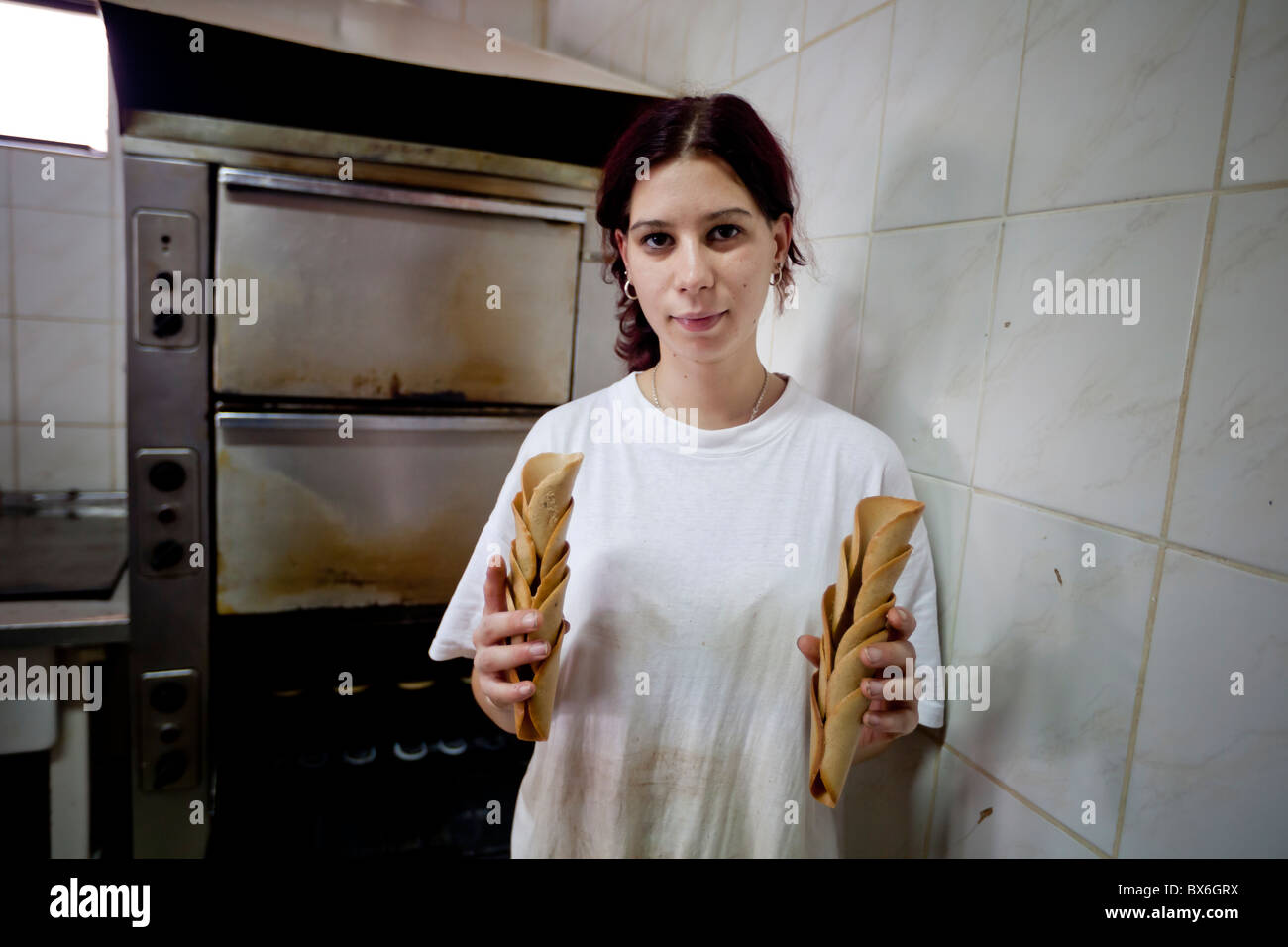 Stramberk Ears, bakery, Stramberk, production Stock Photo - Alamy