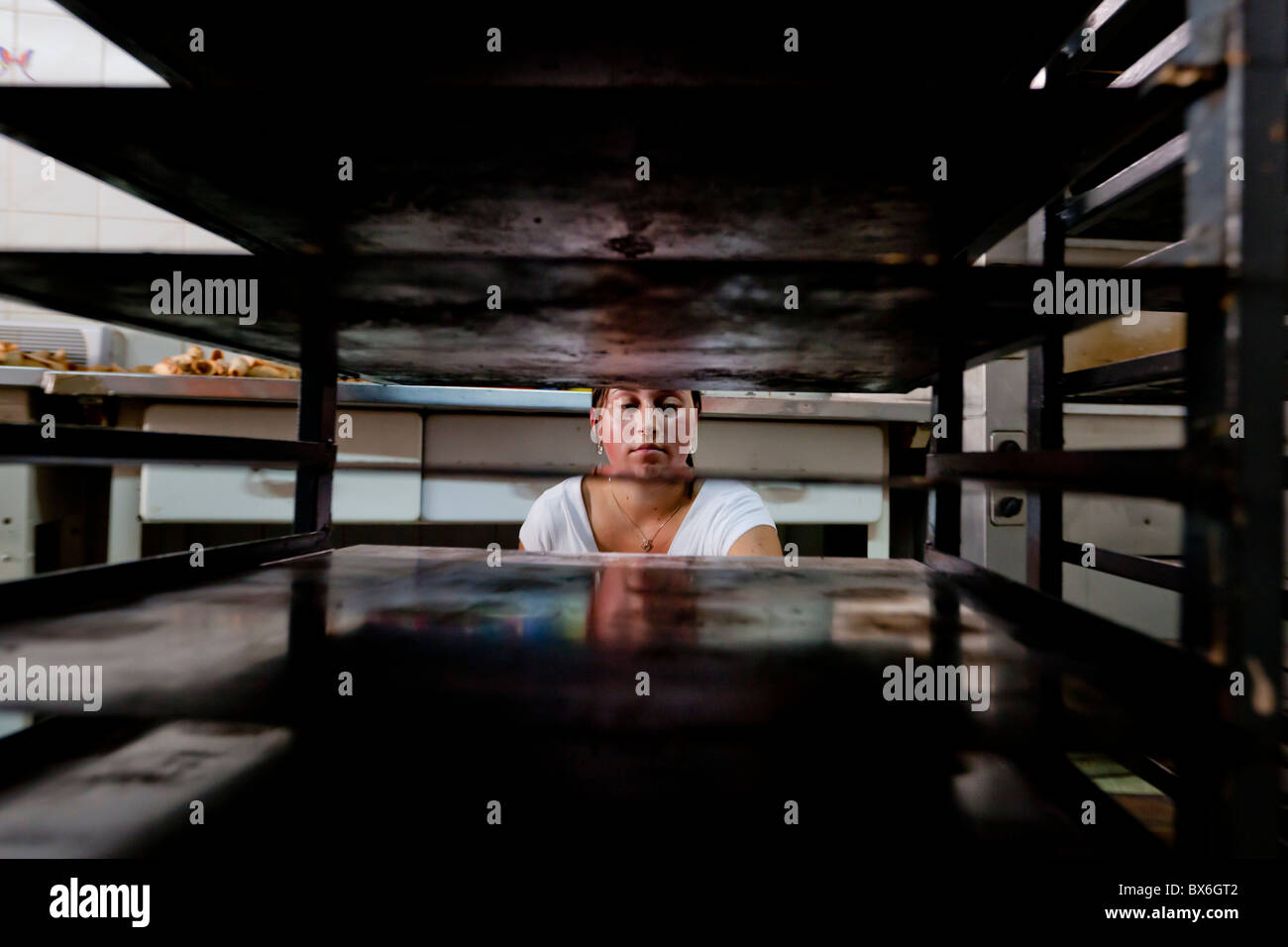 Stramberk Ears, bakery, Stramberk, production Stock Photo - Alamy