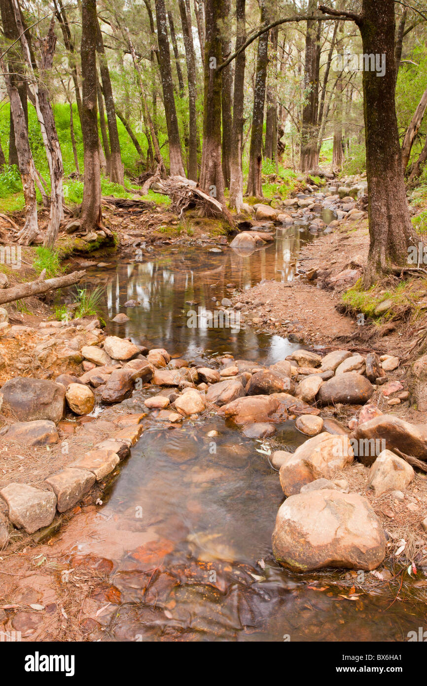 Rocky stream in Warrumbungles National Park, Coonabarabran, New South ...