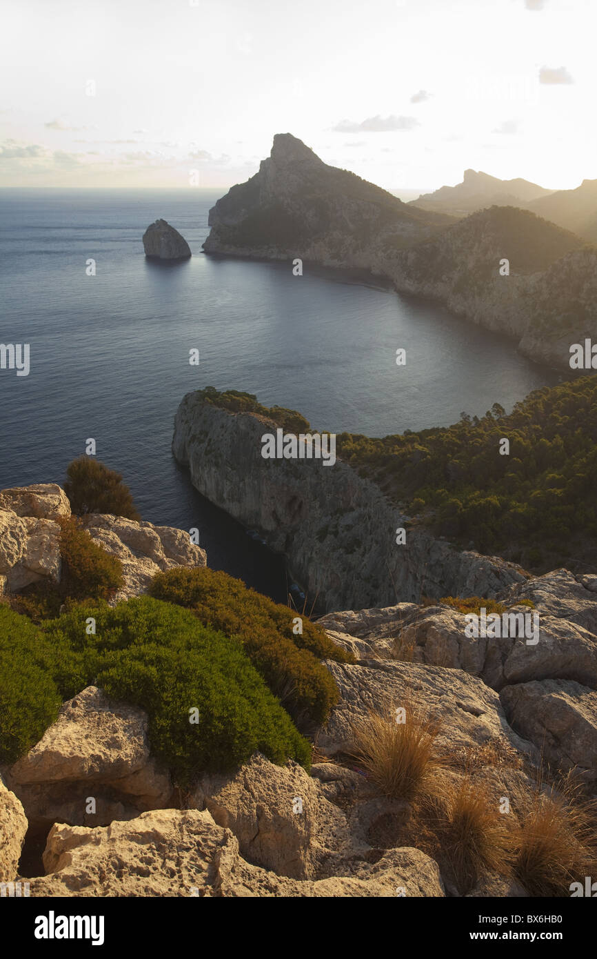 Formentor peninsula and north eastern coast from Mirador des Colomer ...
