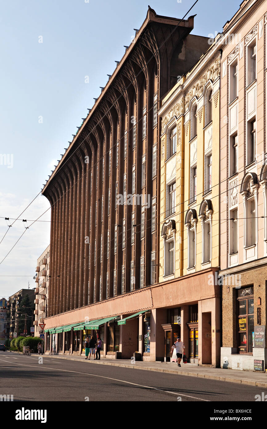 Breda shopping center, Opava Stock Photo - Alamy