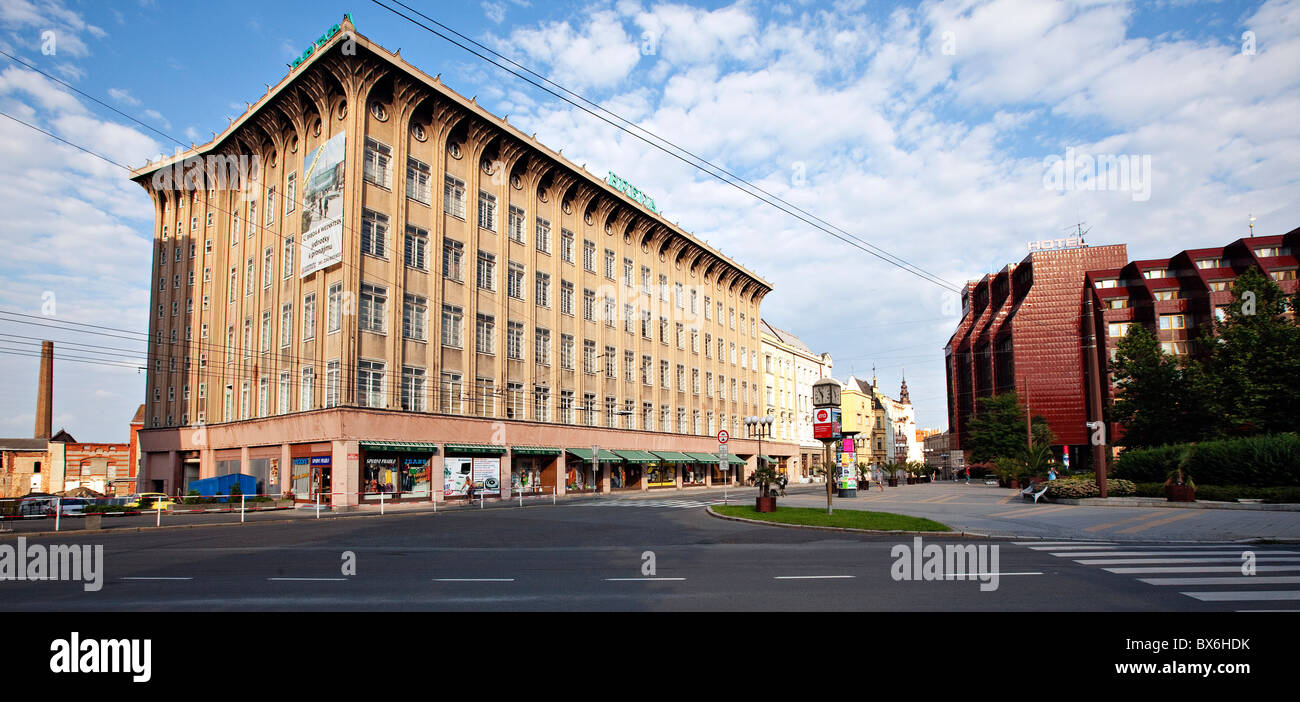Breda shopping center, Opava Stock Photo - Alamy