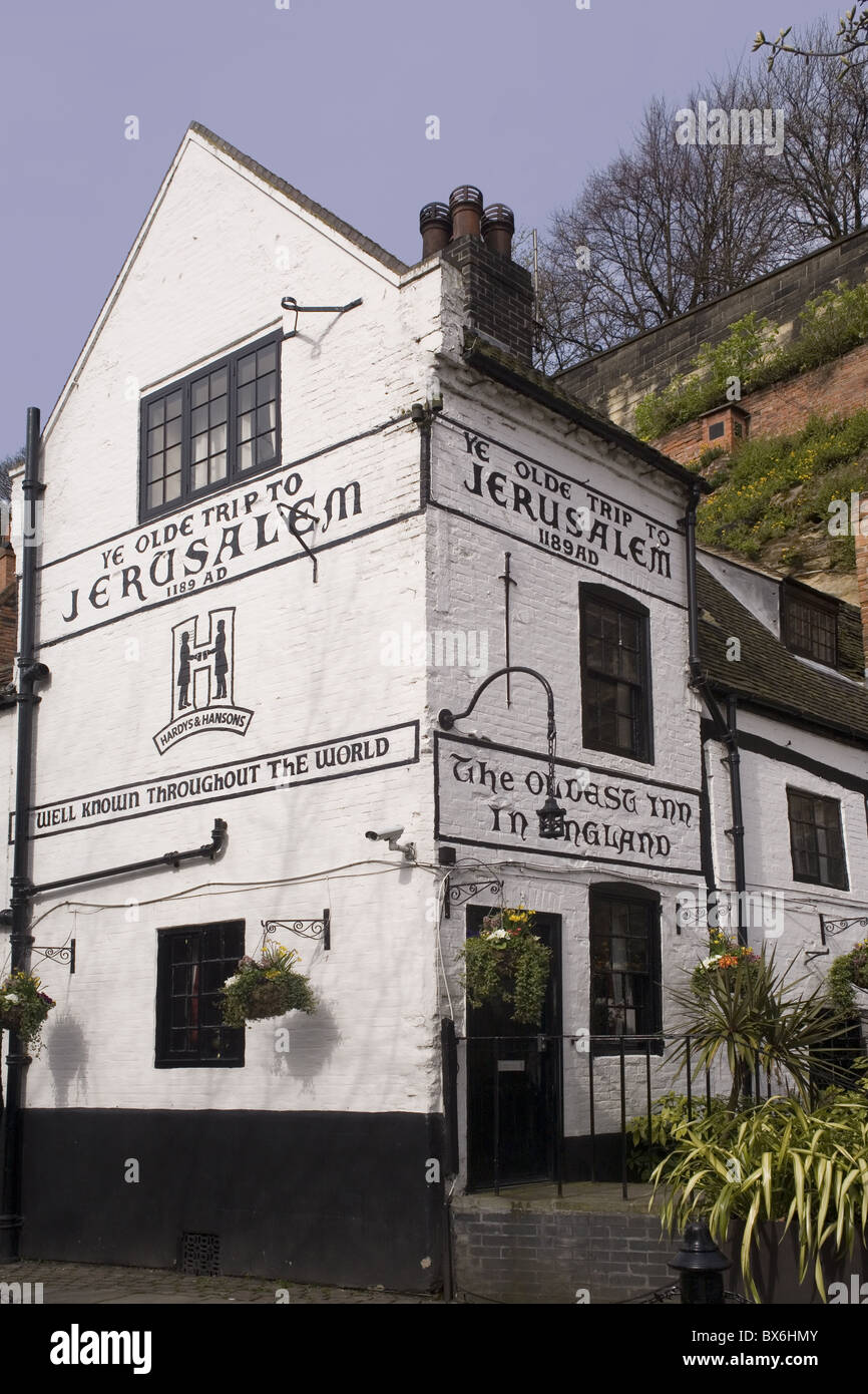 Trip to Jerusalem Inn, claimed to be the oldest inn in England ...