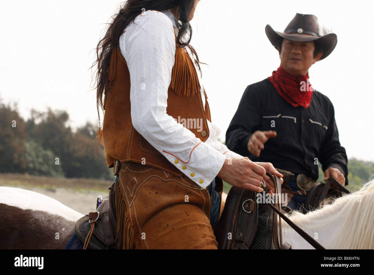 Female asian rider hi-res stock photography and images - Alamy