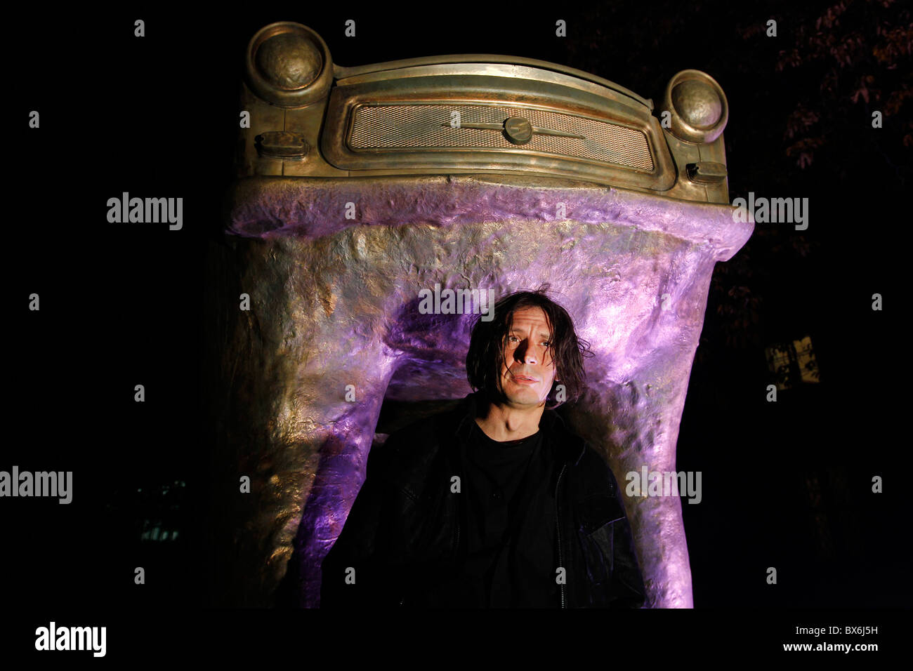 David Cerny, sculptor, artist. sculpture. Trabant Stock Photo - Alamy