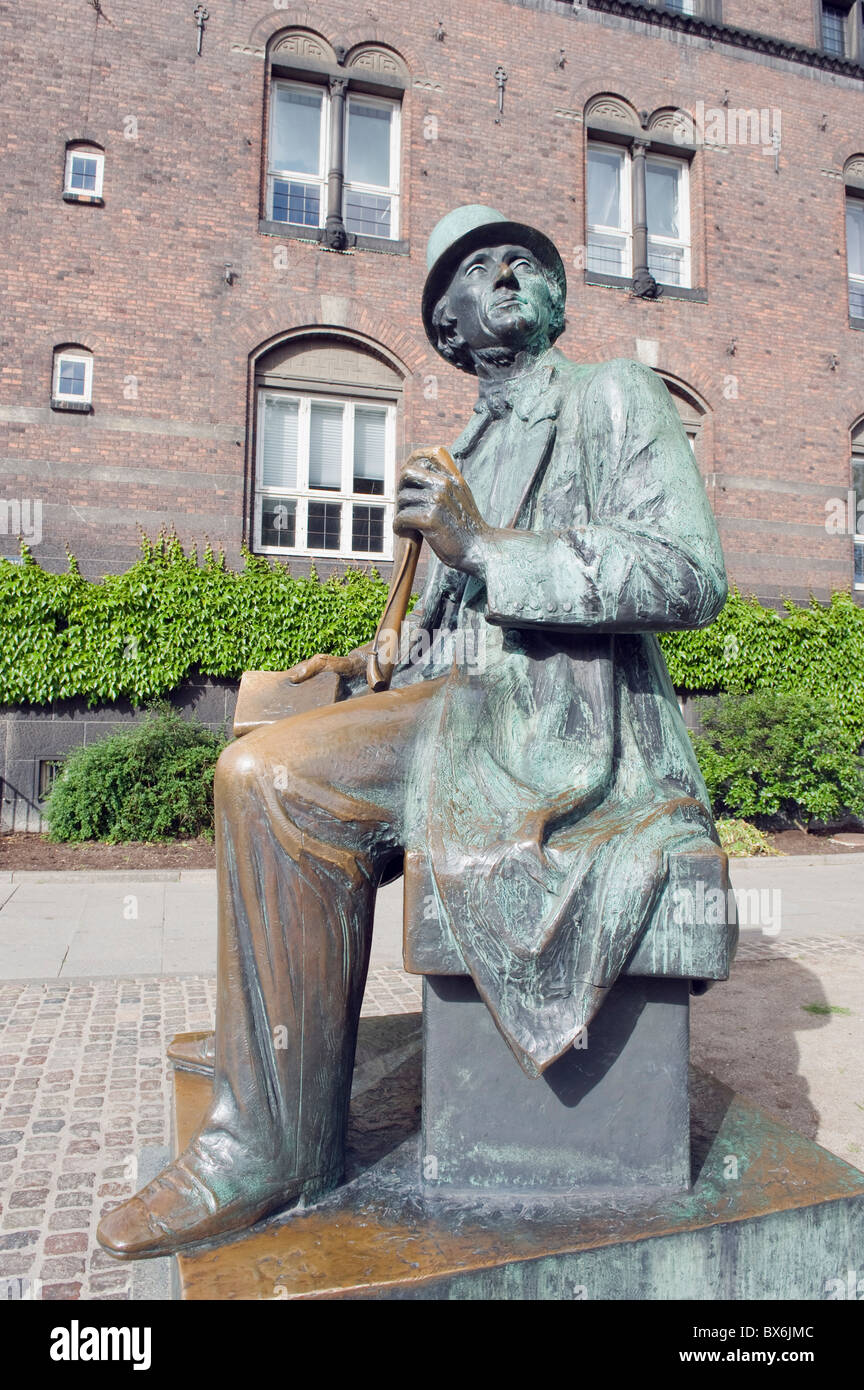 Hans Christian Andersen statue, Copenhagen, Denmark, Scandinavia ...