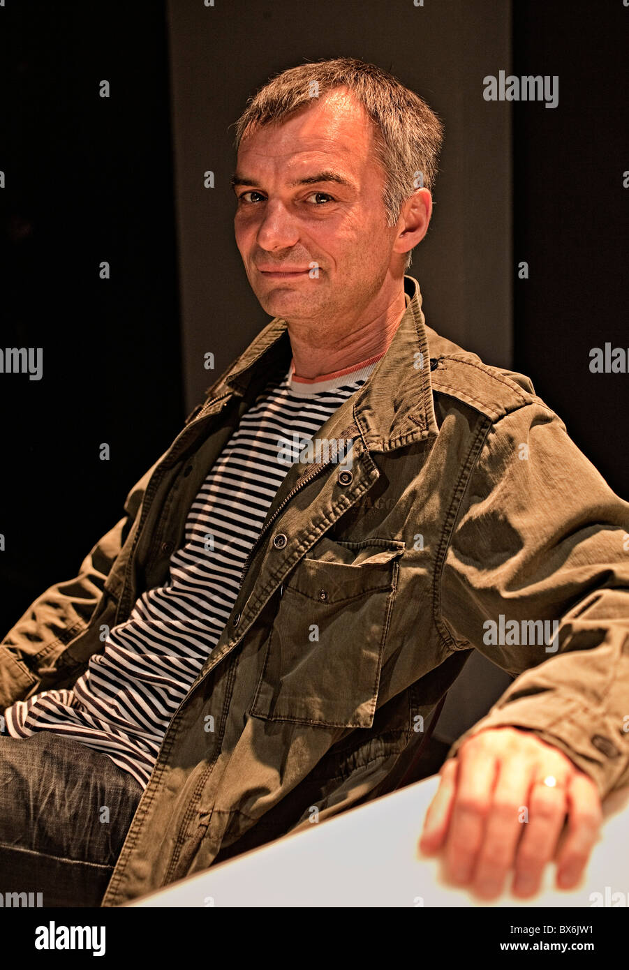 Famous Czech actor Ivan Trojan portrayed in Prague, Czech Republic ...