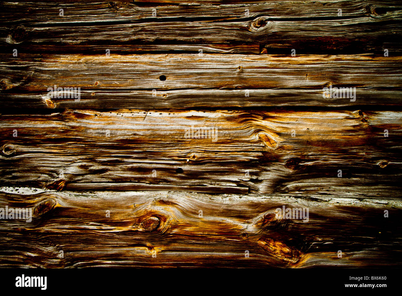 weathered old brown wooden texture Stock Photo - Alamy