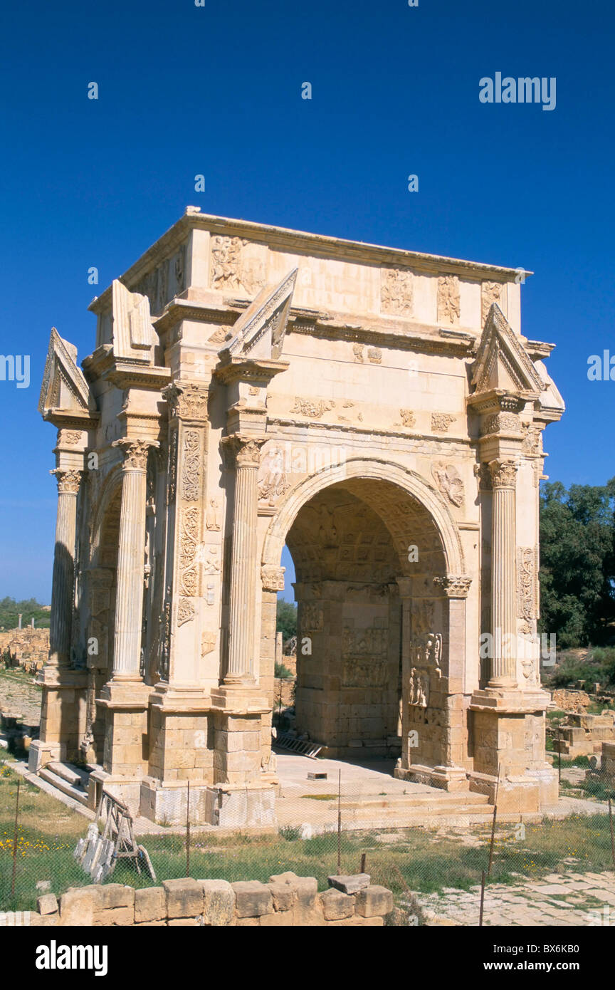 Severan arch (Settimio Severo arch), Leptis Magna, UNESCO World ...